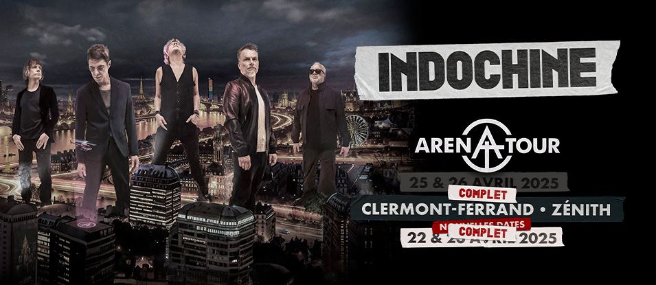 Indochine en concert - Billetterie en ligne - Contremarque
